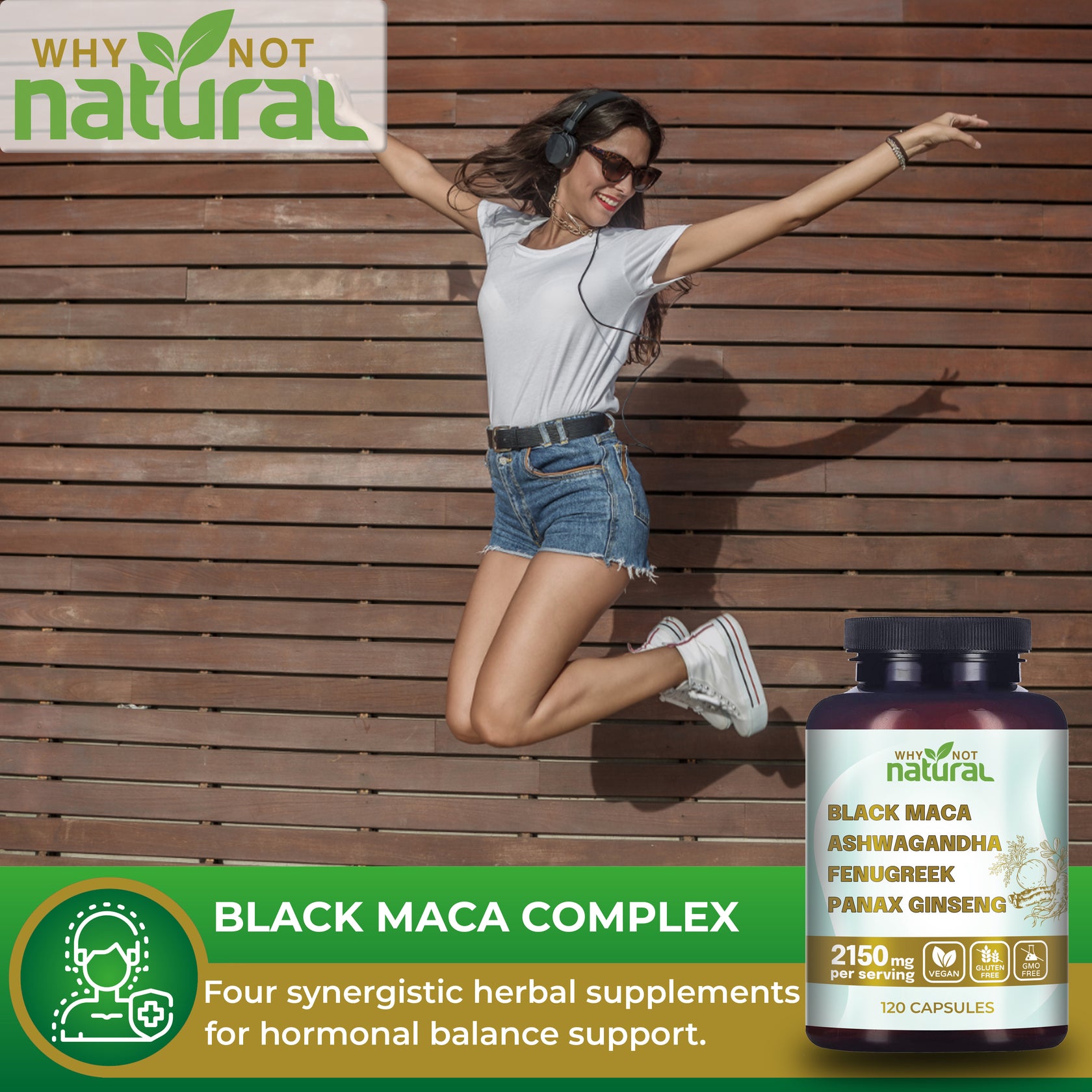 4-in-1 Organic Black Maca+ Adaptogen Blend – WhyNotNatural