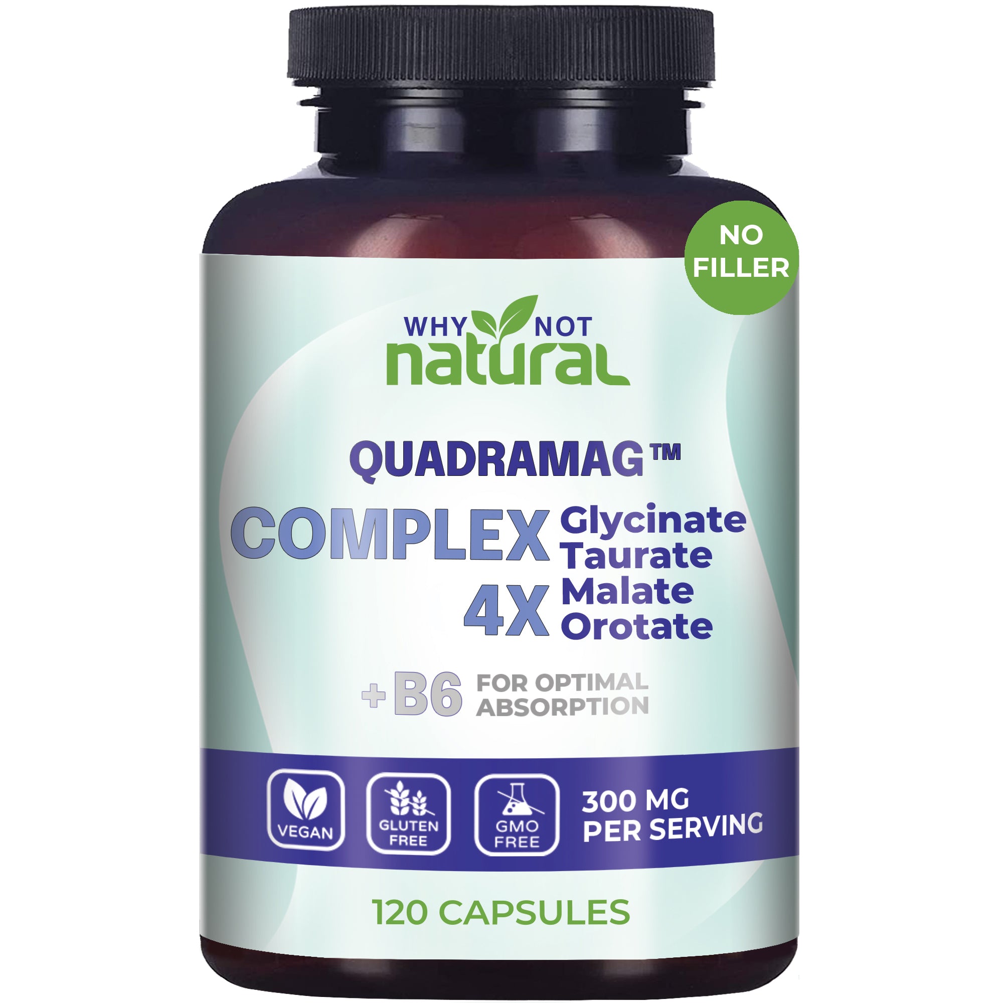 4-in-1 Magnesium Complex - Glycinate, Orotate, Taurate and Malate ...