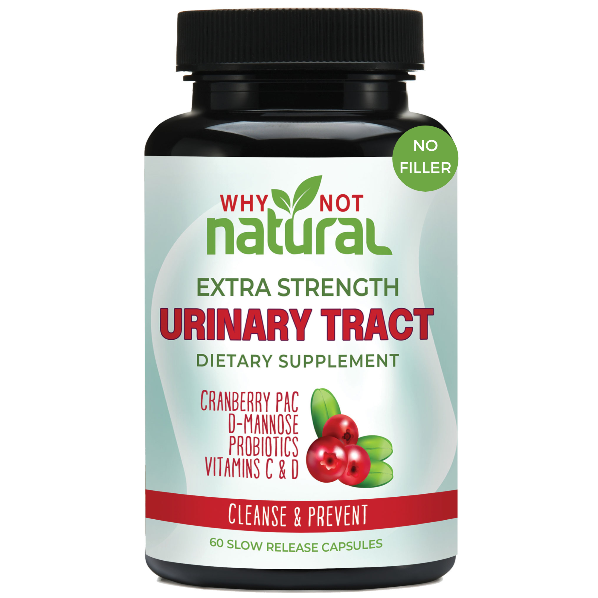 6-in-1 UTI Capsules with D Mannose, Cranberry PAC Extract, Probiotics ...